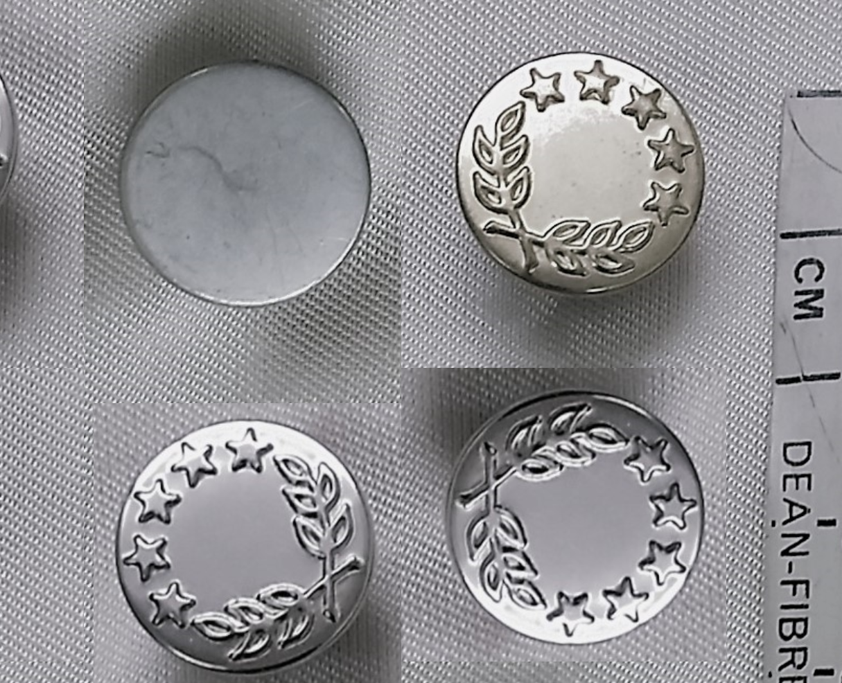 Jeans Buttons and Rivets – D.M. Buttons & Buttonholes